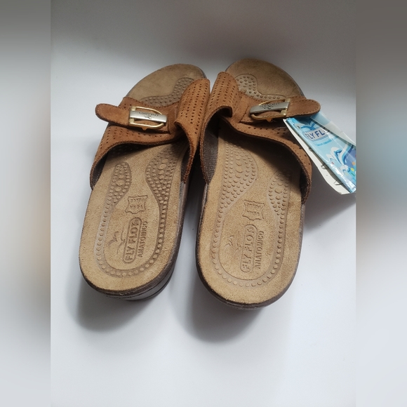 Fly Flot | Shoes | Fly Flot Leather Suede Comfort Sandles Size 95 Made ...